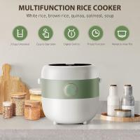 China Braising Cups Mini Rice Cooker 2-Cups Uncooked 1.2L Portable Non-Stick for sale