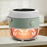 China Braising Cups Mini Rice Cooker 2-Cups Uncooked 1.2L Portable Non-Stick for sale