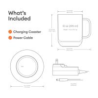 China Thermo Cups With Longer Battery Life For Hot Drinks Keeps Temperature For Up To 80 Minutes for sale