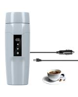 China Portable Car Heating Cup, 350 Ml Travel Electric Kettle, 304 Stainless Steel Liner Car Heated Mug, 40~100℃ Adjustable for sale