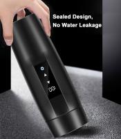 China Portable Car Heating Cup, 350 Ml Travel Electric Kettle, 304 Stainless Steel Liner Car Heated Mug, 40~100℃ Adjustable for sale