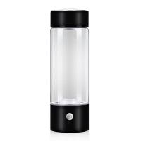 China Wholesale Best Selling SPE PEM USB Rechargeable Portable H2 Rich Hydrogen Generator Glass Water Thermos Bottle for sale