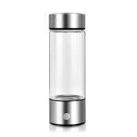 China Wholesale Best Selling SPE PEM USB Rechargeable Portable H2 Rich Hydrogen Generator Glass Water Thermos Bottle for sale