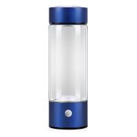 China Wholesale Best Selling SPE PEM USB Rechargeable Portable H2 Rich Hydrogen Generator Glass Water Thermos Bottle for sale