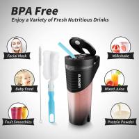 China Portable Blender,16 Oz Rechargeable Type-C Personal Mini with Ultra Sharp Four Blades,Multifunctional BPA Free Bottle for sale