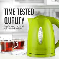China Convenient Braising Cups 1.7L Electric Kettle for Fast Boiling BPA-Free amp Fire Safety for sale