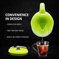 China Convenient Braising Cups 1.7L Electric Kettle for Fast Boiling BPA-Free amp Fire Safety for sale