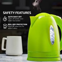 China Convenient Braising Cups 1.7L Electric Kettle for Fast Boiling BPA-Free amp Fire Safety for sale