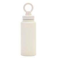 China 2024 New Magnetic Insulation Cup Mobile Phone Holder Water Cup Large Capacity 1L Large Mouth Stainless Steel Sports Wate for sale