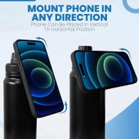 China 32oz Space Cup With Mobile Phone Magnetic Suction Cover, Stainless Steel Vacuum Wide Mouth Insulated Cup, Large Capacity for sale