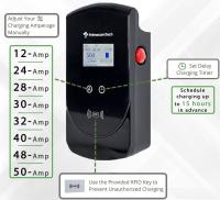 China 220 Volt Charging Piles for Tesla and All EV Brands 30 39 Feet Length with Adjustable Charging Speed for sale