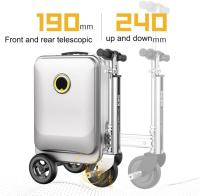China Smart Electric Spinner Trolley Travel Suitcase with TSA Lock 400mm x 200mm x 100mm for sale