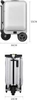 China Smart Electric Spinner Trolley Travel Suitcase with TSA Lock 400mm x 200mm x 100mm for sale