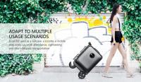 China Smart Rideable Suitcase 26L, Lightweight Electric Luggage Scooter For Travel With Digital Lock, Waterproof And Lightwei for sale