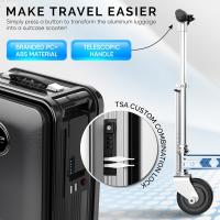 China Smart Rideable Suitcase 26L, Lightweight Electric Luggage Scooter For Travel With Digital Lock, Waterproof And Lightwei for sale