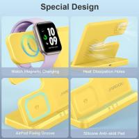 China 3 in 1 Charging Station for iPhone, Wireless Charger for iPhone 15 14 13 12 11 X Pro Max & Apple Watch - Wireless Charg for sale