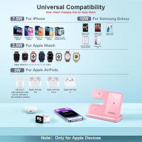 China 3 in 1 Charging Station for iPhone, Wireless Charger for iPhone 15 14 13 12 11 X Pro Max & Apple Watch - Wireless Charg for sale