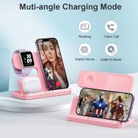 China 3 in 1 Charging Station for iPhone, Wireless Charger for iPhone 15 14 13 12 11 X Pro Max & Apple Watch - Wireless Charg for sale