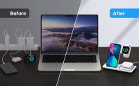 China Wireless Charging Station for iPhone and Apple Watch Fast Charger for AirPods Pro 3 2 for sale