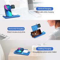 China Wireless Charging Station for iPhone and Apple Watch Fast Charger for AirPods Pro 3 2 for sale