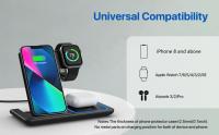 China Wireless Charging Station for iPhone and Apple Watch Fast Charger for AirPods Pro 3 2 for sale