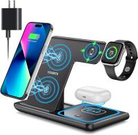 China Wireless Charging Station for iPhone and Apple Watch Fast Charger for AirPods Pro 3 2 for sale