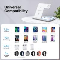 China Wireless Charging Station for iPhone and Apple Watch Fast Charger for AirPods Pro 3 2 for sale