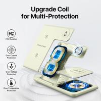 China Wireless Charger, 3 in 1 Wireless Charging Station, Fast Wireless Charger Stand for iPhone 15 14 13 12 11 Pro Max XR XS for sale