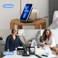 China Wireless Charger [2 Pack],15W Fast Wireless Charging Stand,Wireless Charger Compatible with iPhone 15/15 Plus/15 Pro Ma for sale