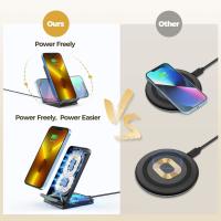 China Wireless Charger for iPhone iWatch Airpods LED Indicator and User-Friendly Design for sale