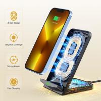 China Wireless Charger for iPhone iWatch Airpods LED Indicator and User-Friendly Design for sale