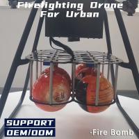 China 30kg Payload Customzied Long Range Fire Fighter Uav Remote Control Firefighting Fire Control Drone Can Carry Fire for sale