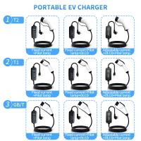 China EU-AC07 Low Price 32A 7kw Type 2 European Standard Electric Charger Car Station Ev Fast Charge for sale