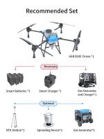 China High Performance Wifi Drones For Agricultural Spraying 46min Battery for sale
