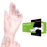 China Easy Donning Powdered Vinyl Gloves Latex Free Powdered Disposable Gloves for sale