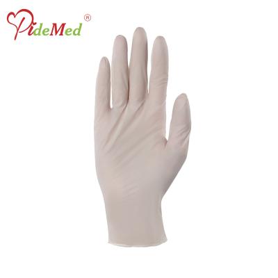 China 5 Mil Powdered Latex Gloves Food Grade Latex Disposable Gloves For Janitorial Use for sale