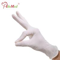 China Size S M L XL Powder Free Latex Gloves 3 Mil - 5 Mil Medical Grade Latex Gloves for sale