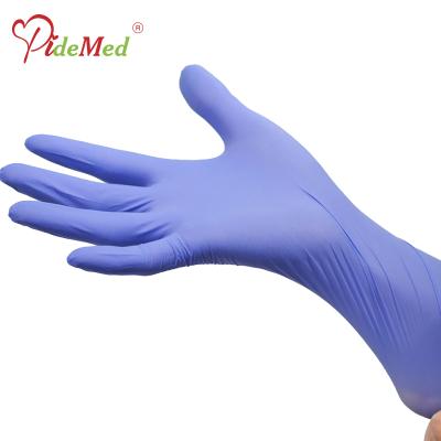 China Latex Free Powder Free Nitrile Gloves Size XL Nitrile Gloves For Food Handling for sale