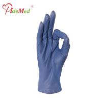 China Smooth Blue Latex Gloves 6 Mil Non Sterile Latex Gloves For Industrial Application for sale