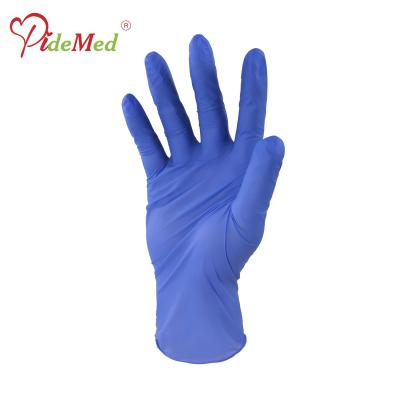 China Food Grade Powder Free Nitrile Gloves Tear Resistant Non Sterile Nitrile Gloves for sale