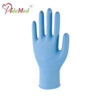 China CE Certified Powder Free Nitrile Gloves Blue Nitrile Powder Free Disposable Gloves Latex Free for sale
