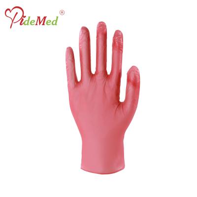 China 5 Mil Non Latex Disposable Gloves EU Compliant Vinyl Gloves Latex Free CE Certified for sale
