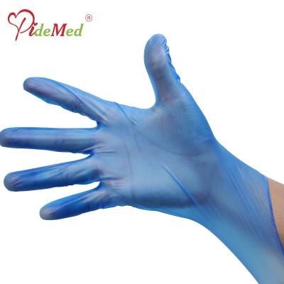 China Tear Resistant Powder Free Vinyl Gloves 3.5 Mil - 4.5 Mil Disposable Gloves For Beauty Salon for sale