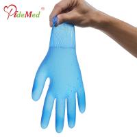 China Comfortable Fit Powder Free Vinyl Gloves Large Blue Latex Free Powder Free Disposable Gloves for sale