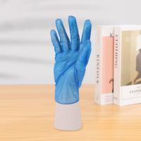 China Blue / Clear Non Latex Vinyl Gloves OEM Latex Free Vinyl Gloves for sale