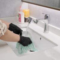 China Waterproof Black Nitrile Disposable Gloves 5mil - 6mil Nitrile Safety Gloves for sale