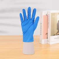 China Non Sterile Blue Nitrile Examination Gloves Single Use AQL 1.5 Nitrile Gloves for sale