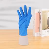 China AQL 1.5 Powder Free Nitrile Gloves Latex Free Nitrile Examination Gloves Blue for sale