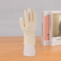 China AQL 1.5 Powder Free Latex Gloves CE Certified Medical Latex Gloves For Hospital Use for sale