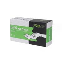 China AQL 1.5 Disposable Latex Examination Gloves Beaded Cuff Latex Exam Gloves Powder Free Non Sterile for sale